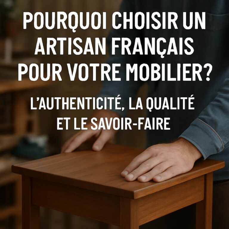 Pourquoi choisir un artisan français pour votre mobilier ? i